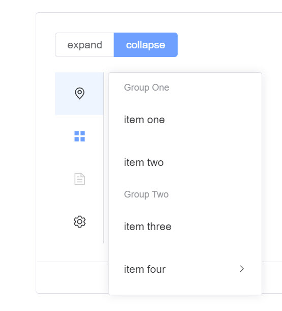 Menu for navigation is required. - Esri Community