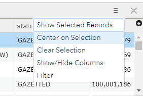 New Map Viewer - table select and zoom to function - Esri Community