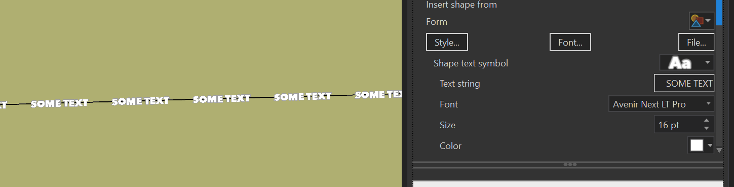 Solved How Do I Add Text As A Marker Symbol Layer For Lin Esri
