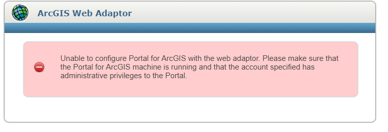 "No Portal Is Configured" after successfully regis... - Esri Community