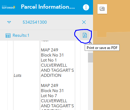 Solved: Icon and location options for "Print or export PDF... - Esri ...