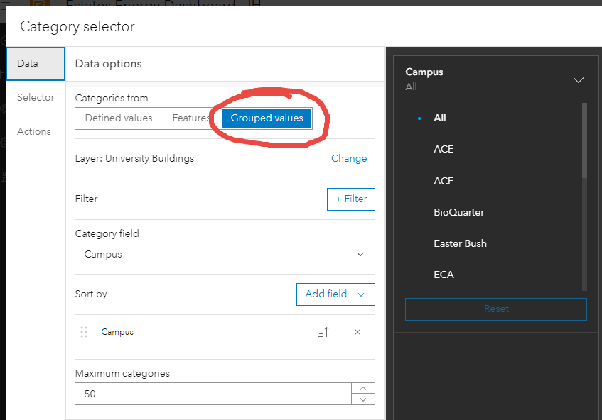 Operations Dashboard: Add "Zoom to" to grouped or ... - Esri Community