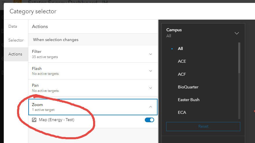 Operations Dashboard: Add "Zoom to" to grouped or ... - Esri Community