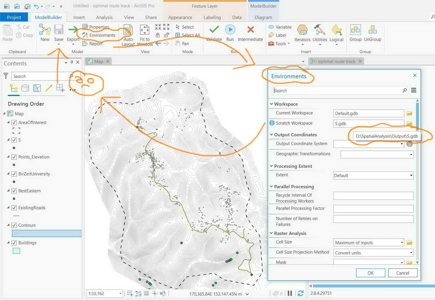 ArcGIS Pro 2.8.4: Changing the settings of the mod... - Esri Community