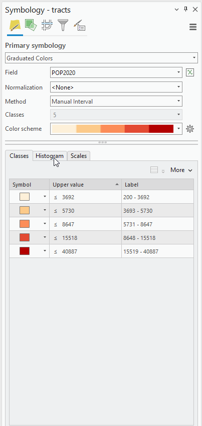 Set symbology’s lower value manually in ArcGIS PRO - Esri Community