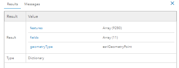 Solved: Arcade Expression: No values returned by FeatureSe... - Esri Community