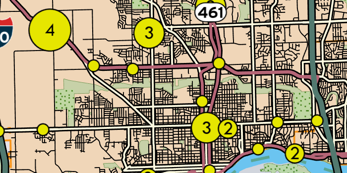Formatting 'cluster text' labels/positioning - Esri Community