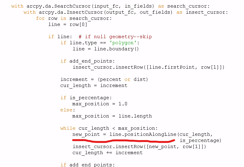 Generate Points along a 3d line - Esri Community