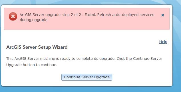 Error Upgrading ArcGIS Server from 10.9.1 to 11: A... - Esri Community