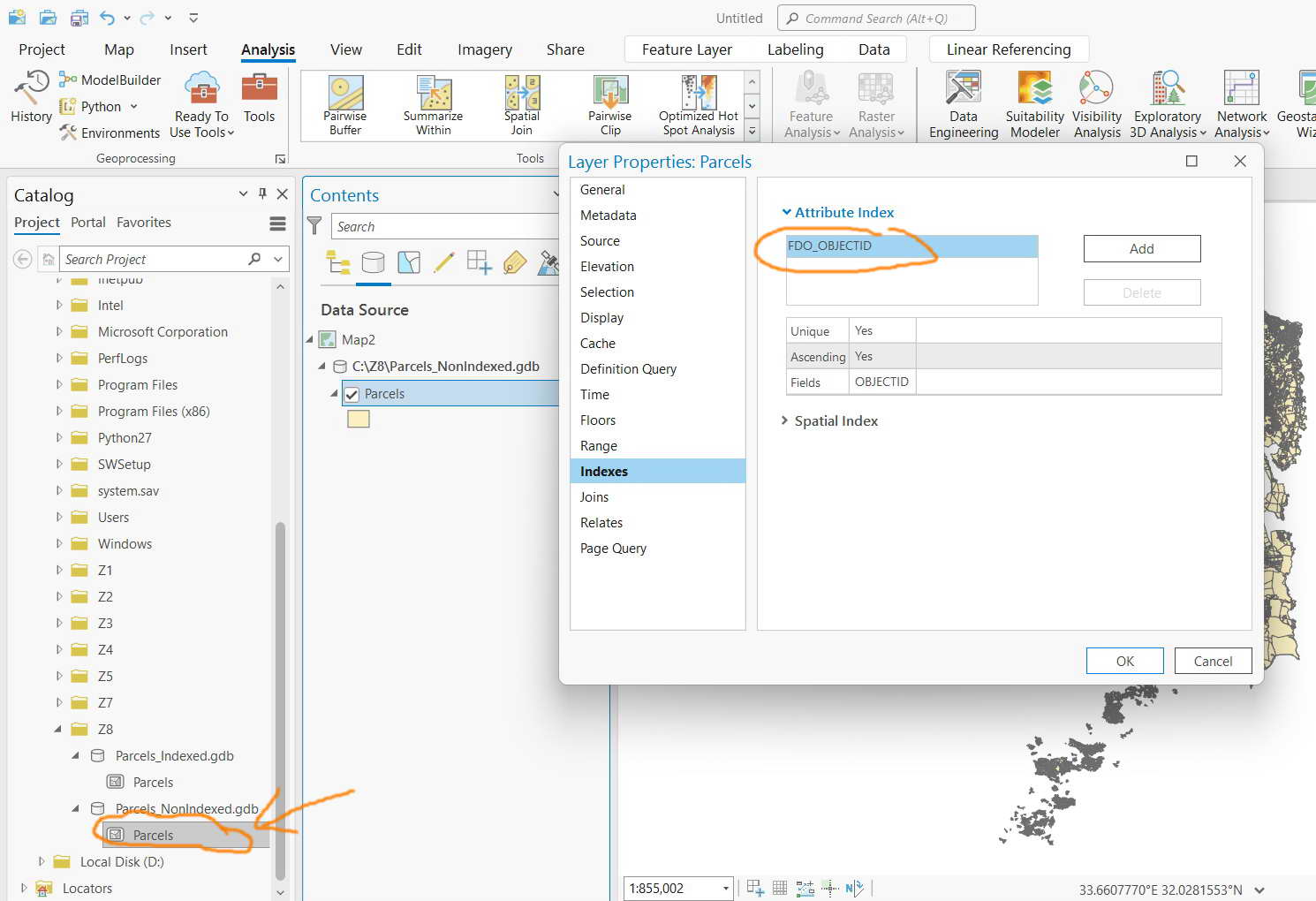 Solved: ArcGIS Pro 3.0.1: What is the benefit of indexing ... - Esri ...
