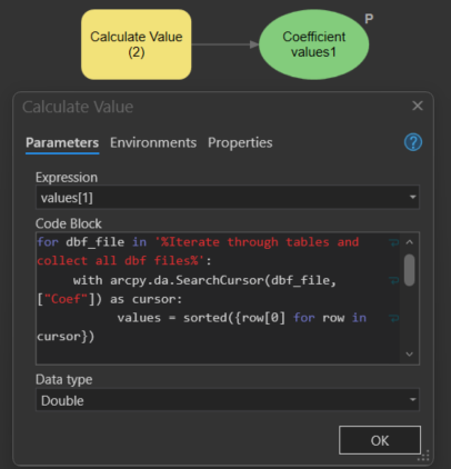 Solved: insert all tables in calculate value tool model bu... - Esri Community