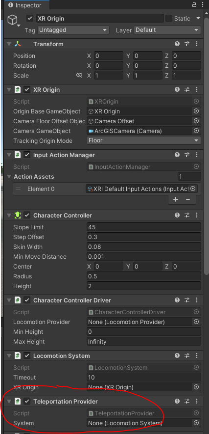 Solved: Teleport Area in Unity for the Quest 2 - Esri Community