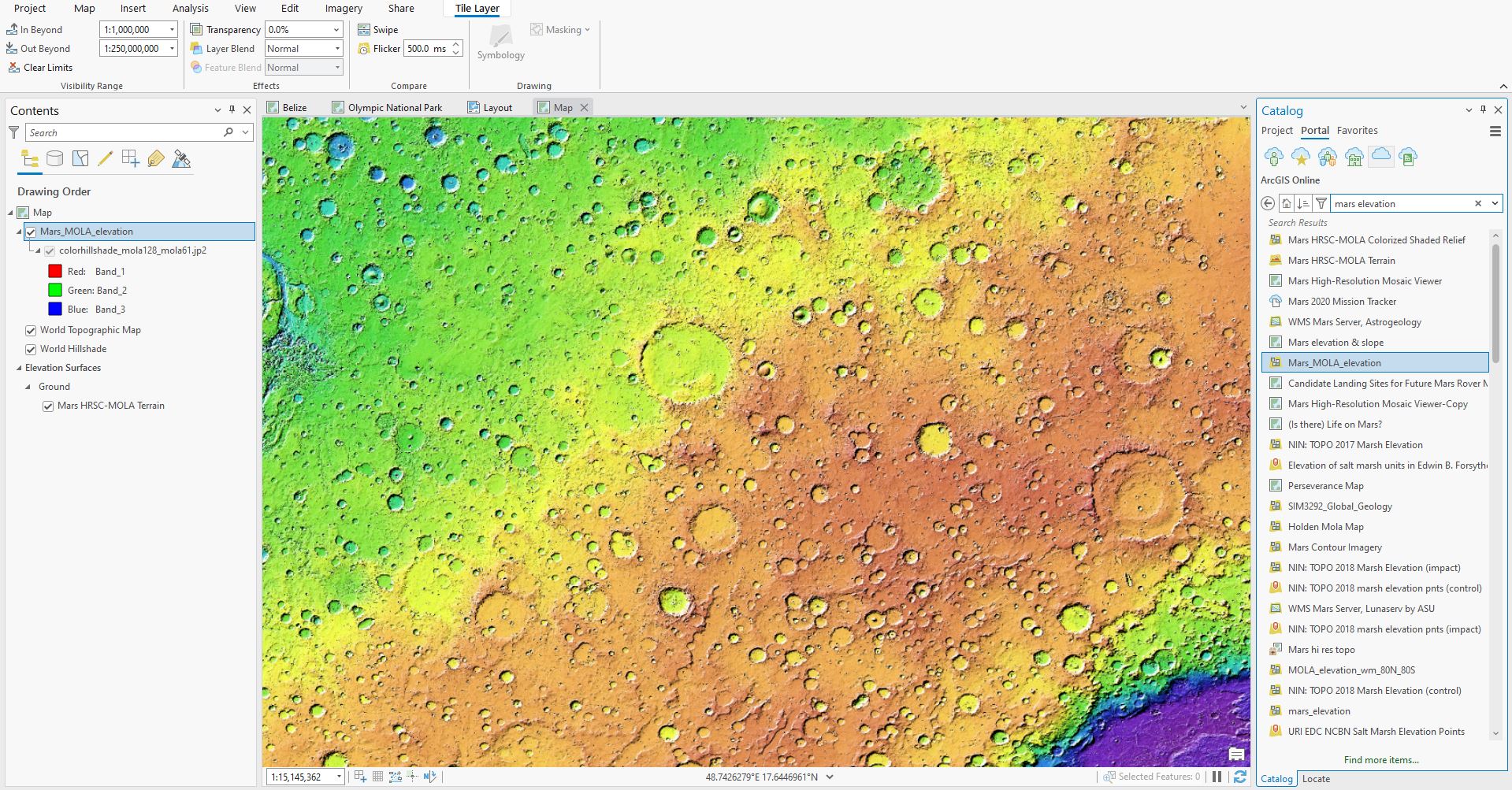 Creating a DTM of Mars - Esri Community