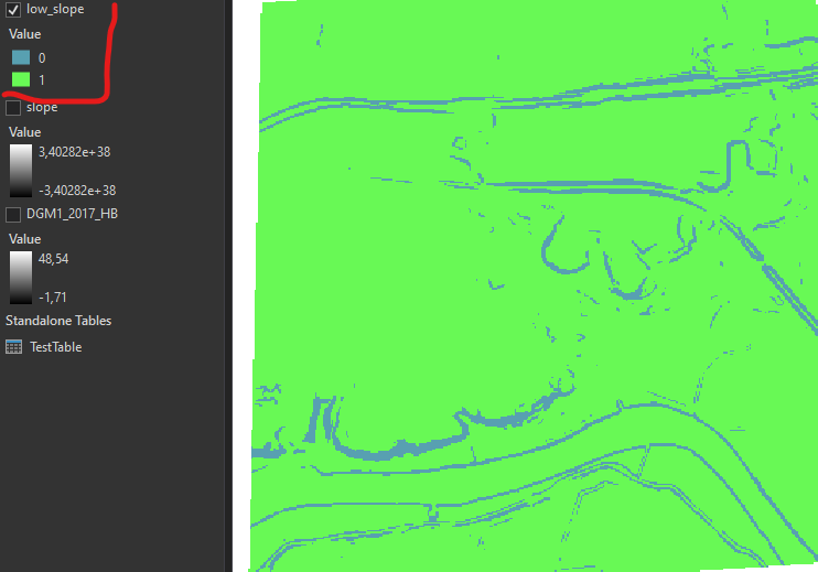 How to identify a 25 sq. m zone with a certain slo... - Esri Community