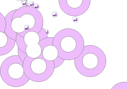 Make Non-Overlapping Buffer Rings that only is aff... - Esri Community