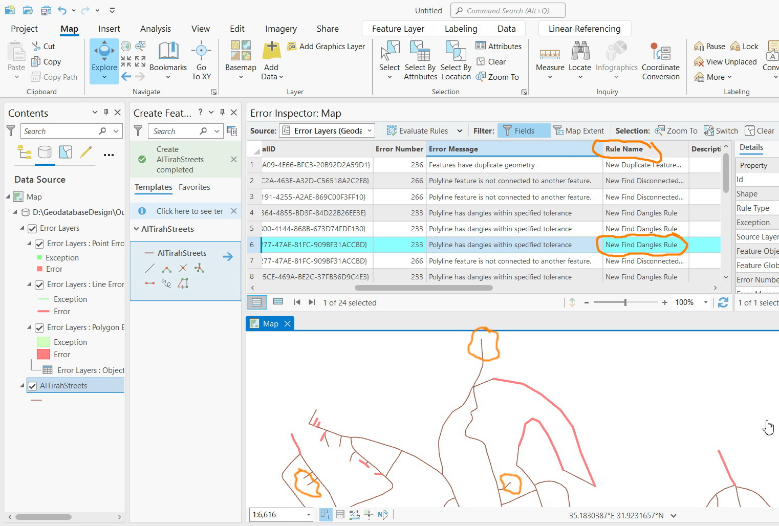 Solved: ArcGIS Pro 3.0.1: What is referred by the “dangle ... - Esri ...