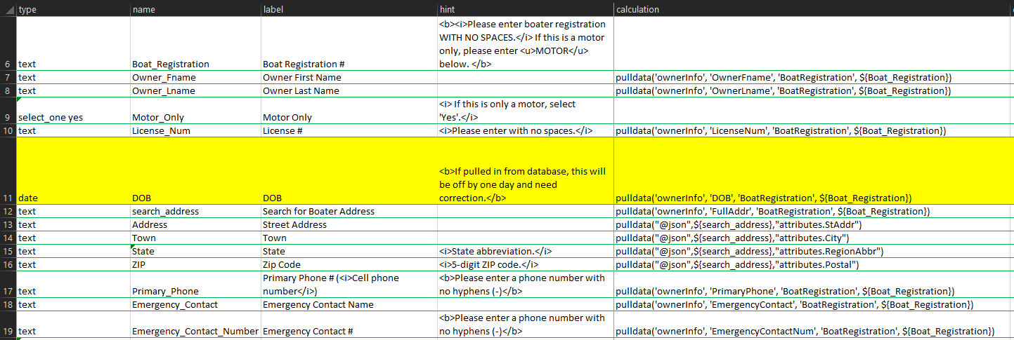 Solved: Change in pulldata() from external CSV? - Esri Community