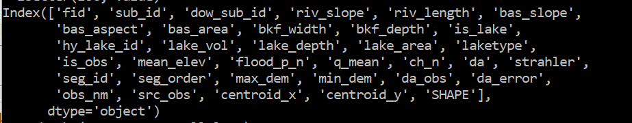 Solved: DataFrame.spatial.from_featureclass column names - Esri Community