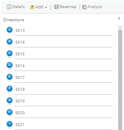 How to modify stop names in Directions / Route to ... - Esri Community