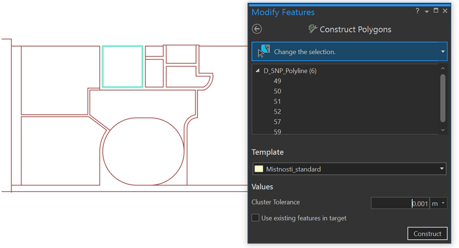 Převedení linií na polygony - ukázka nad CAD soubo... - Esri Community