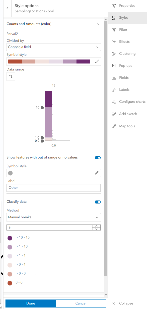 Trouble with Graduated Colors / Symbology with Dec... - Esri Community