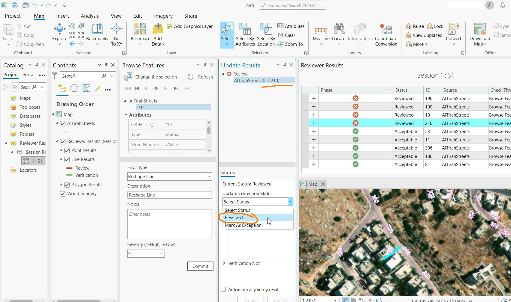 Solved: ArcGIS Pro 3.0.1: A record in the reviewer results... - Esri ...