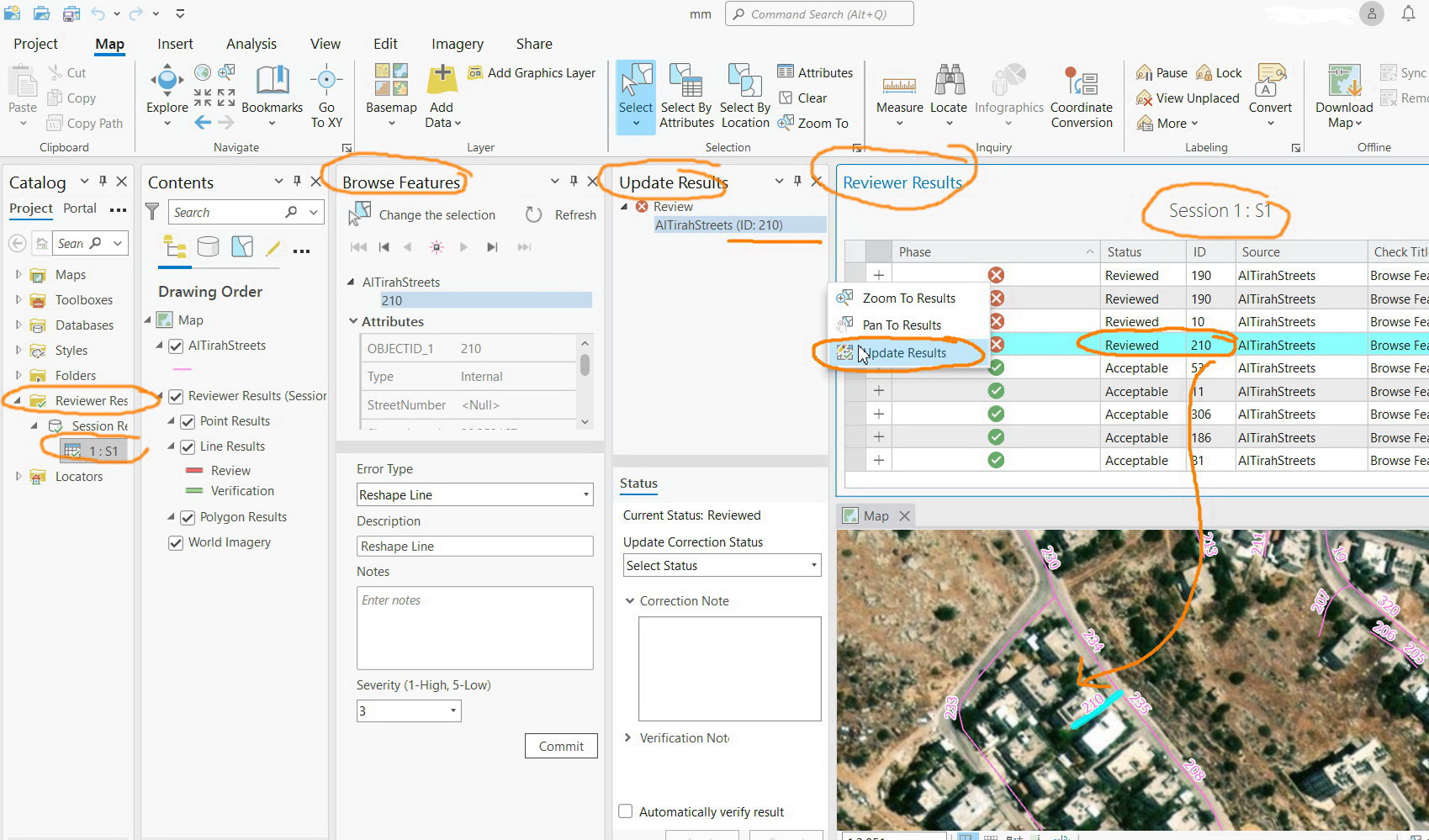 Solved: ArcGIS Pro 3.0.1: A record in the reviewer results... - Esri Community