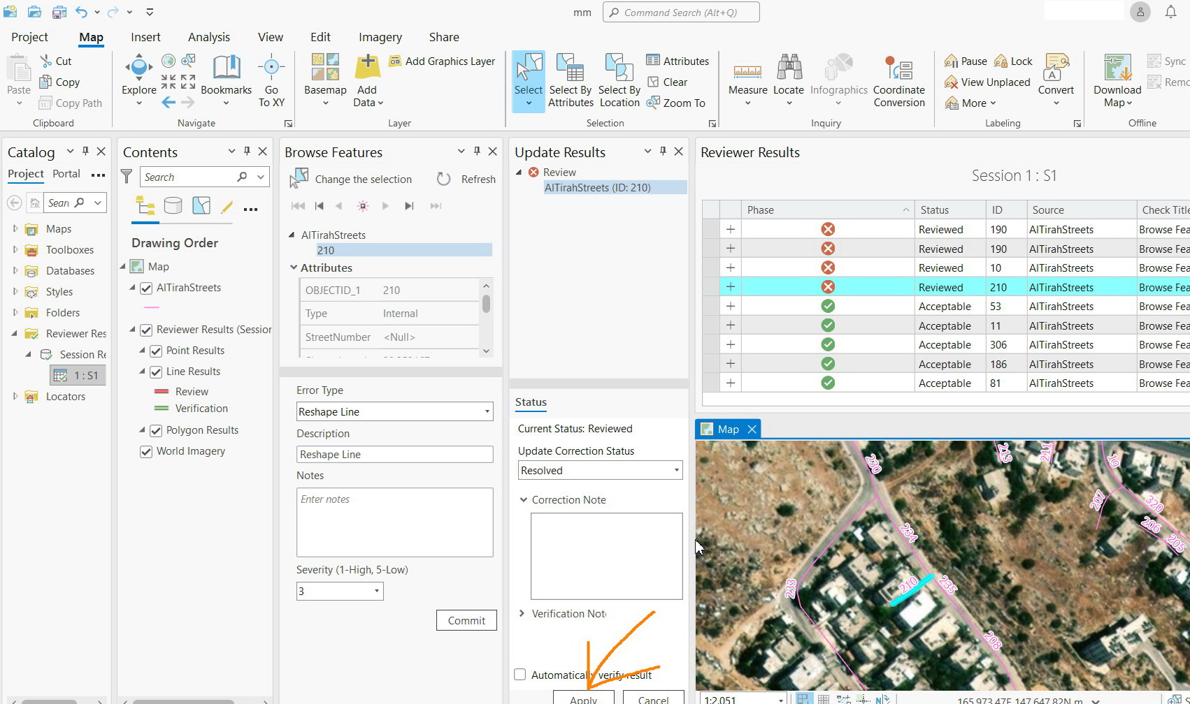 Solved: ArcGIS Pro 3.0.1: A record in the reviewer results... - Esri Community