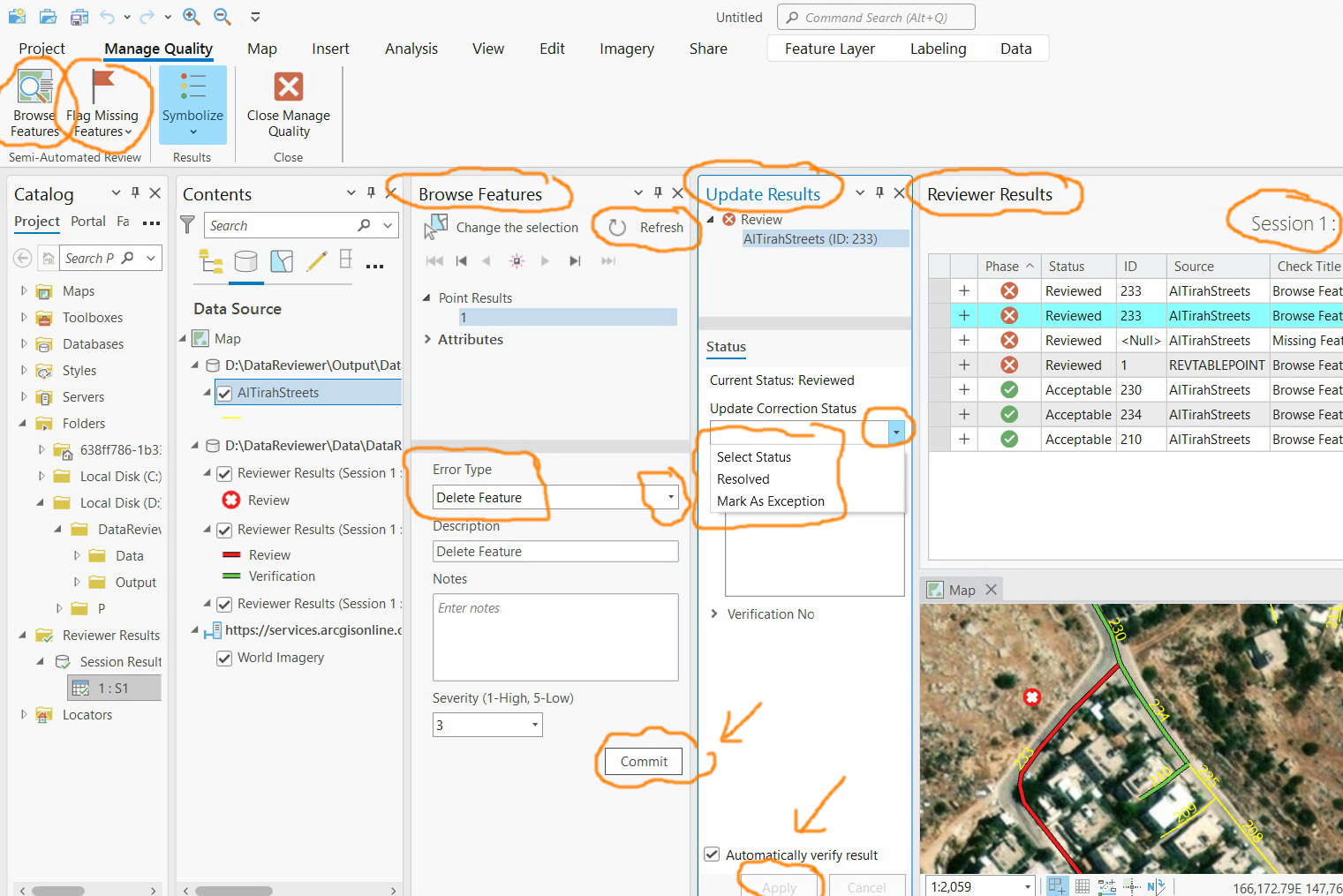 ArcGIS Pro 3.0.1: How the management of data revie... - Esri Community