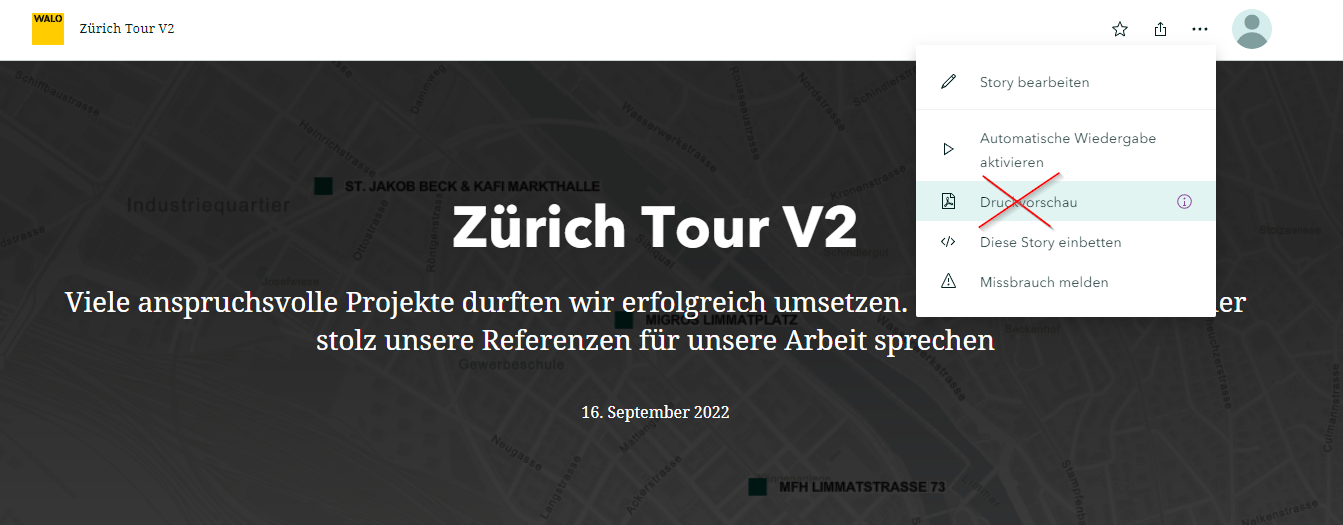 Disable print button for storymaps - Esri Community