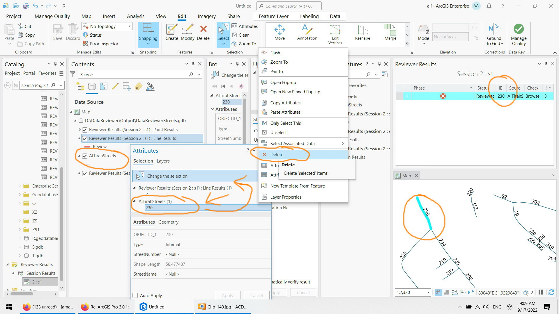 Solved: ArcGIS Pro 3.0.1: A record in the reviewer results... - Esri ...