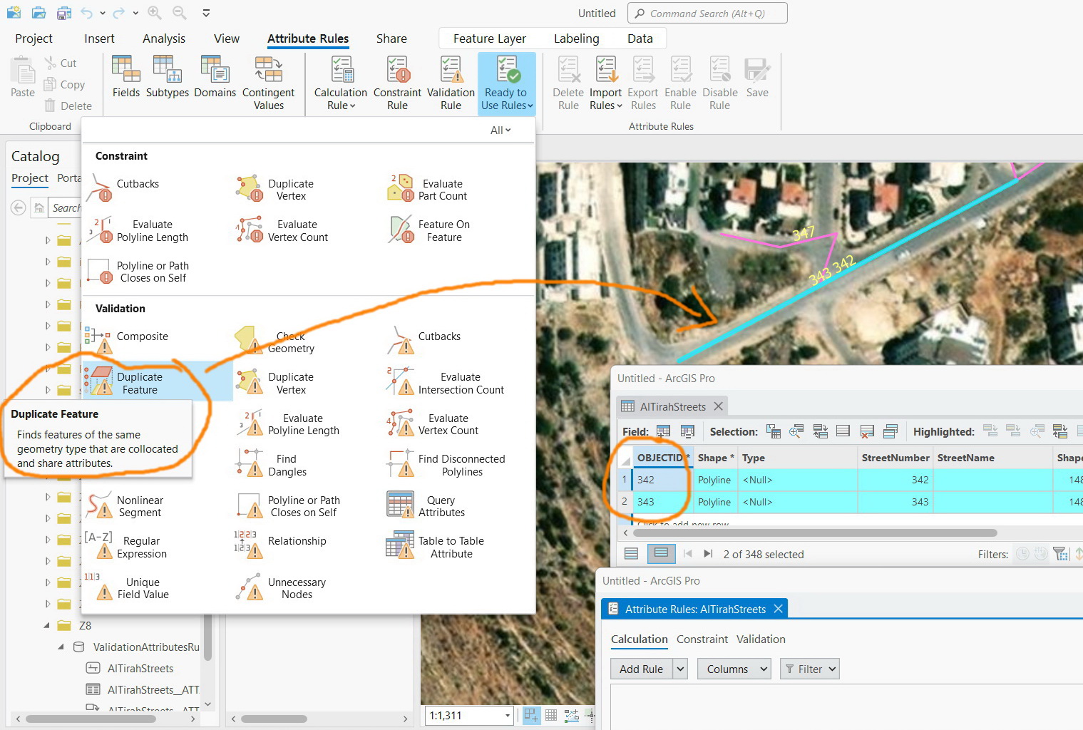 ArcGIS Pro 3.0.1: Duplication validation attribute... - Esri Community