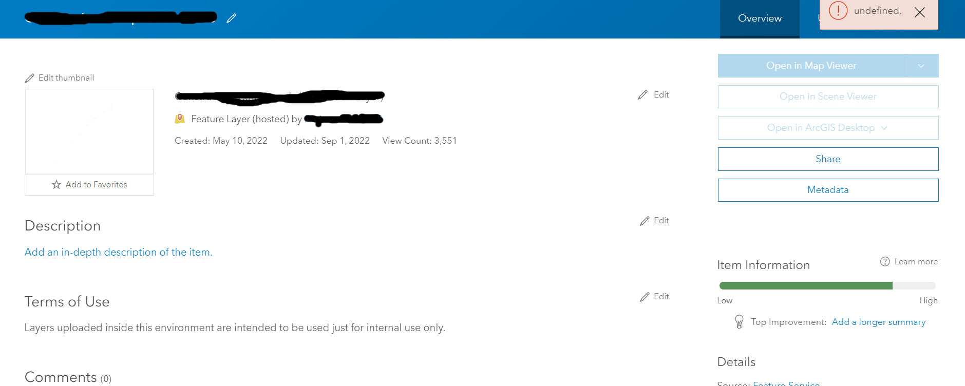 Solved: Arcgis Online - The layer cannot be added to the m... - Esri Community