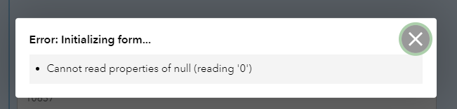 Solved: "Cannot read property '0' of null" error when tryi... - Esri Community