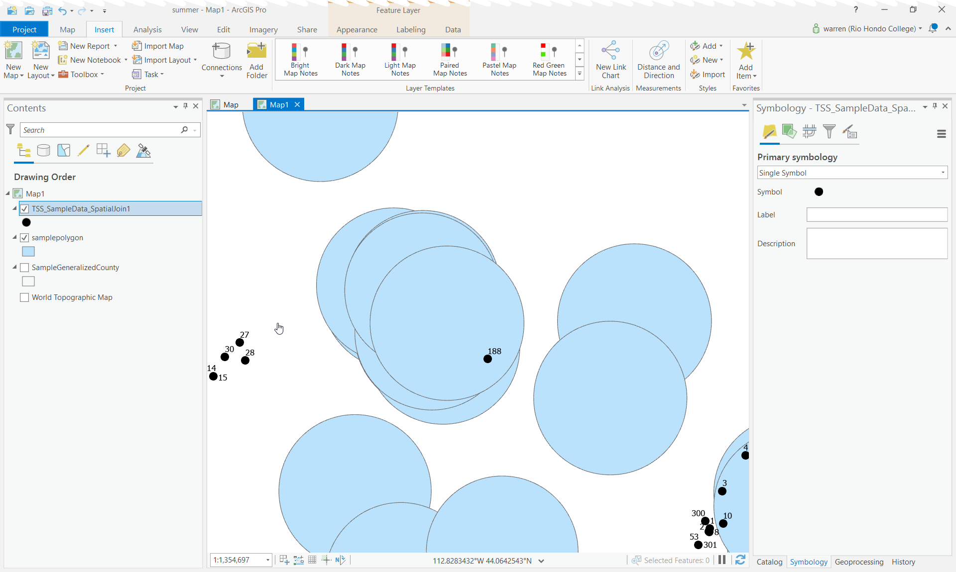 extract polygon attributes to point - Esri Community