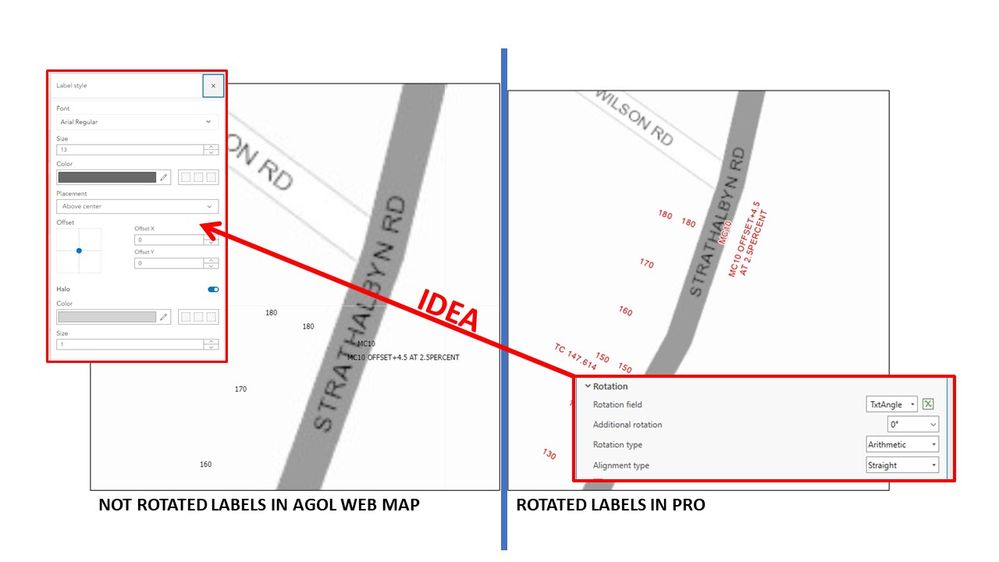 Rotate Labels for Points in ArcGIS Online - Esri Community Rotate Labels for Points in ArcGIS Online - Esri Community