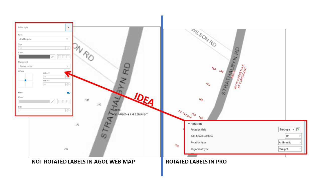 Rotate Labels for Points in ArcGIS Online - Esri Community Rotate Labels for Points in ArcGIS Online - Esri Community