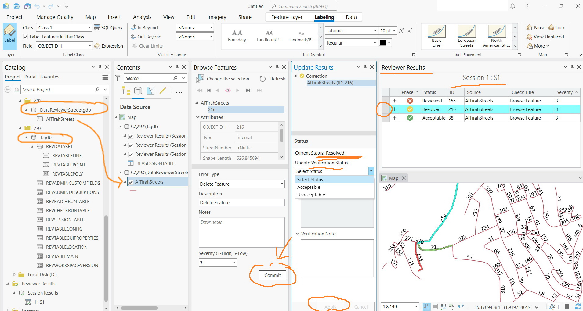 Solved: ArcGIS Pro 3.0.1: A record in the reviewer results... - Esri ...