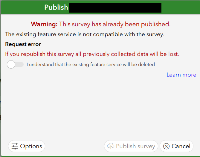 Unable to Publish with New Version of Connect - Esri Community