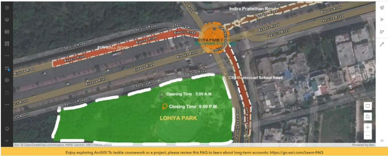Map created using ArchGIS - Esri Community