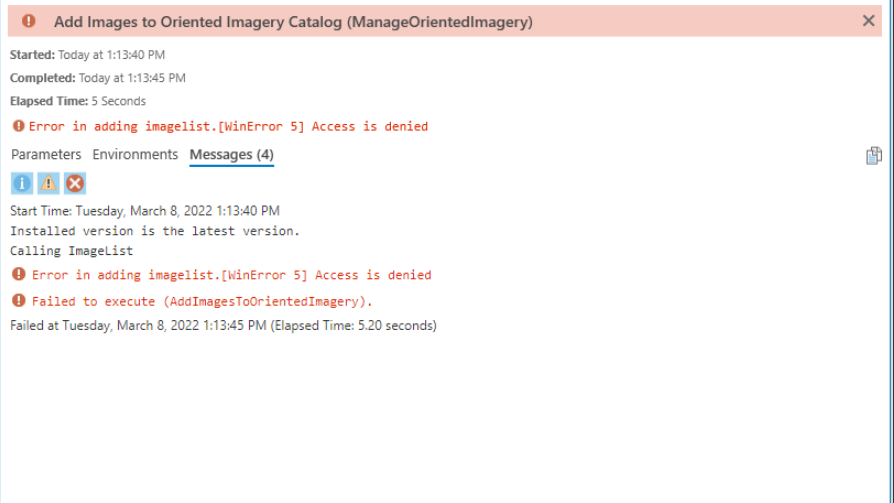 Oriented Imagery Management Tools - Add images to ... - Esri Community