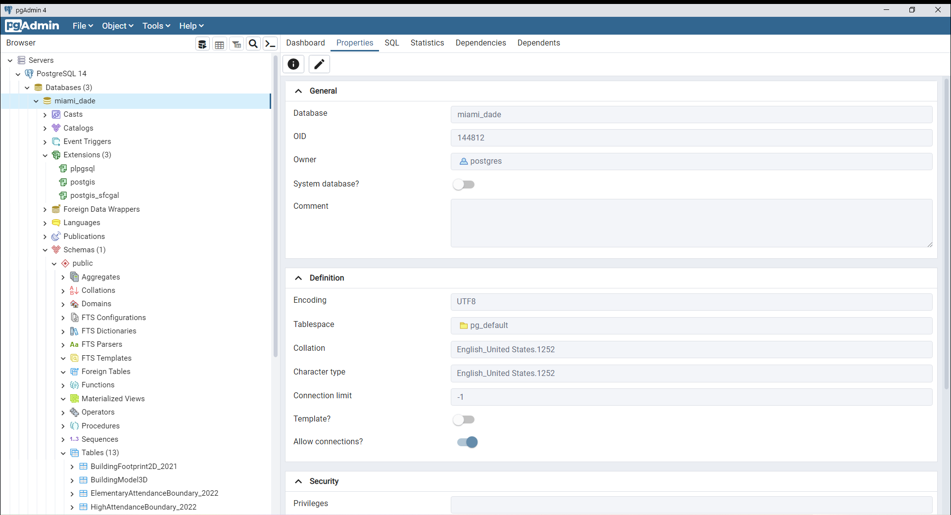 Solved: PostgreSQL connection does not show files in datab... - Esri Community