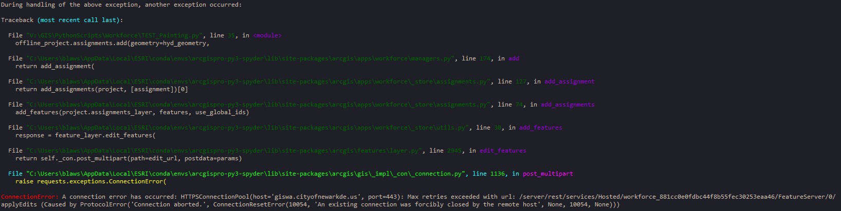 Cannot create Workforce assignment - Esri Community