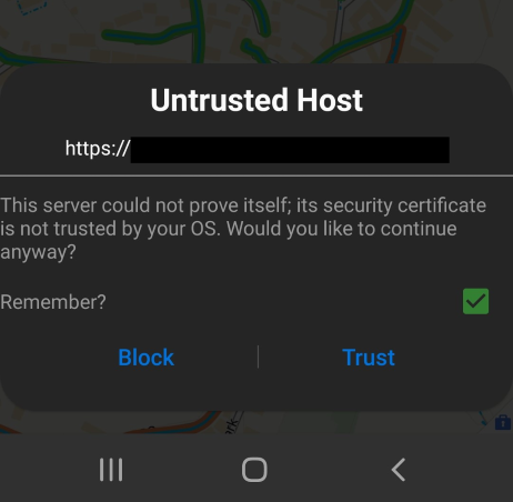Untrusted host error message - Android Collector f... - Esri Community