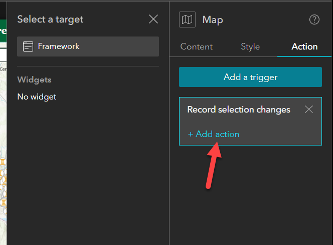 need to add an action to zoom to selected on the m... - Esri Community