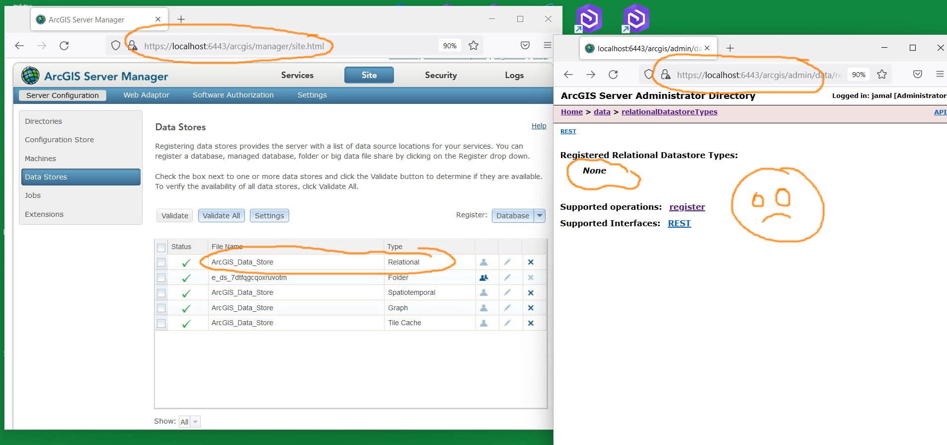 Solved: ArcGIS Enterprise 11.0: How to check if the ArcGIS... - Esri Community