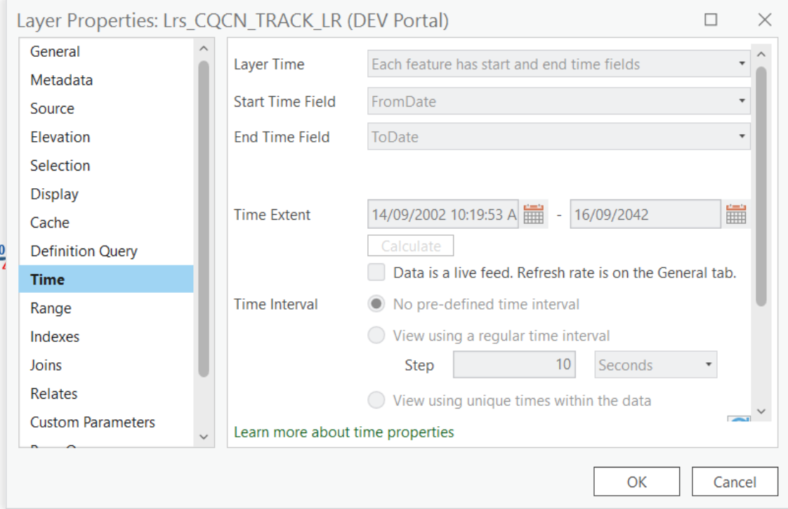 Solved: Time animation not working on LRS in Enterprise Ge... - Esri Community