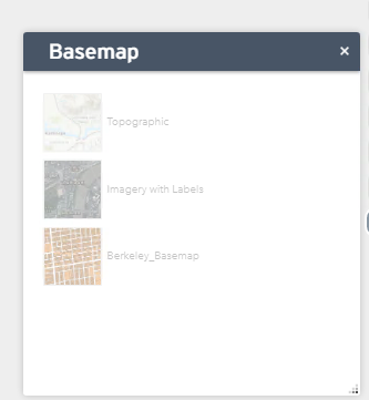 cannot select basemap in Basemap gallery - Esri Community