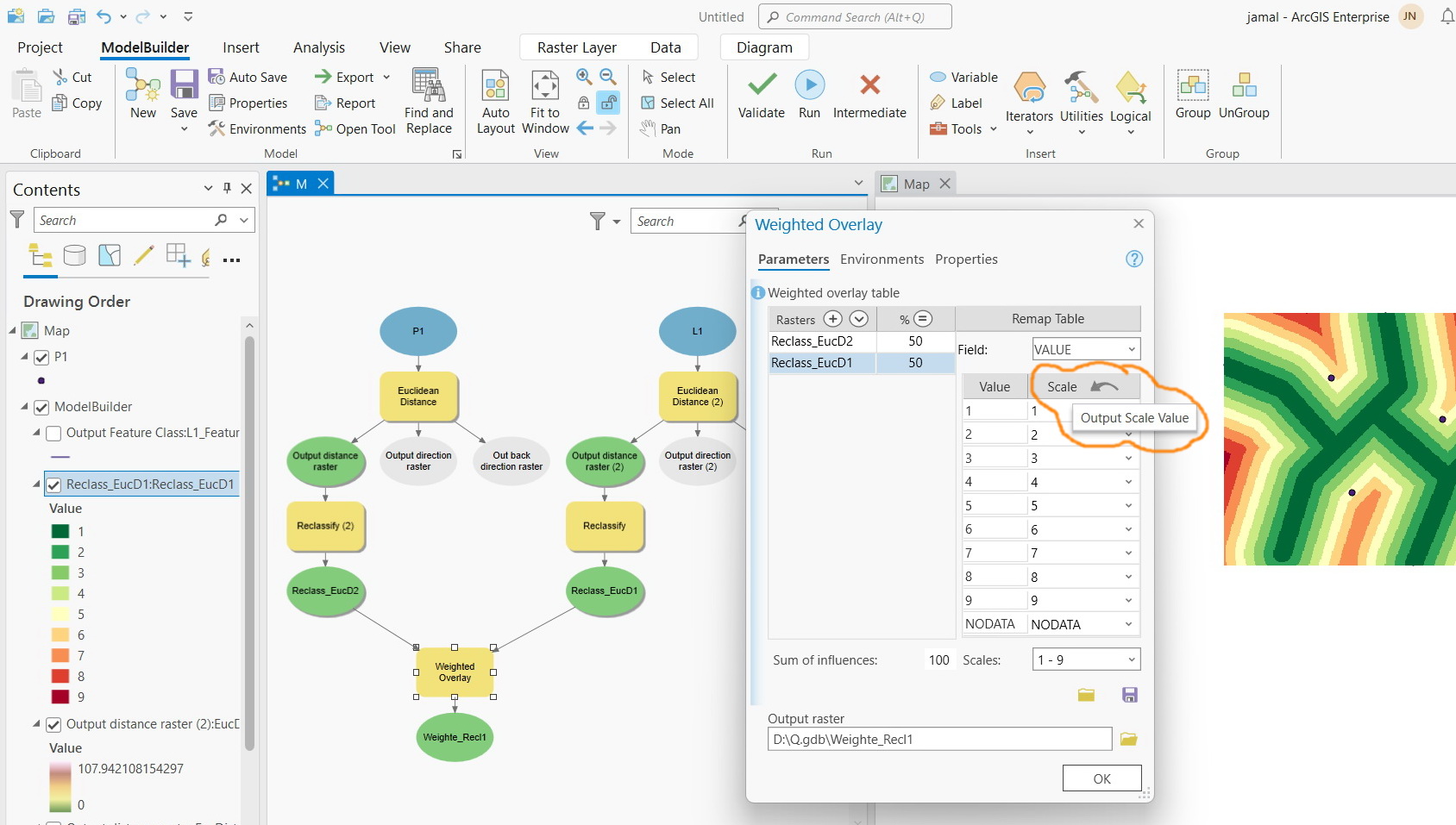ArcGIS Pro 2.5: “weighted overlay” tool in Pro app... - Esri Community