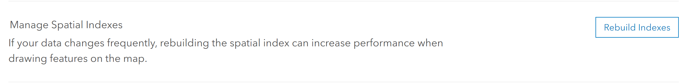 How to automate the management of Spatial Indexes ... - Esri Community